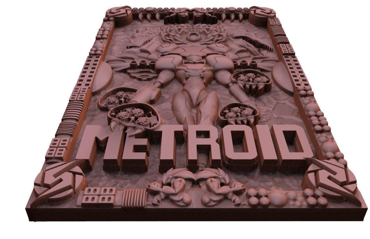 Metroid Samus CNC 3D model 3D printable | CGTrader