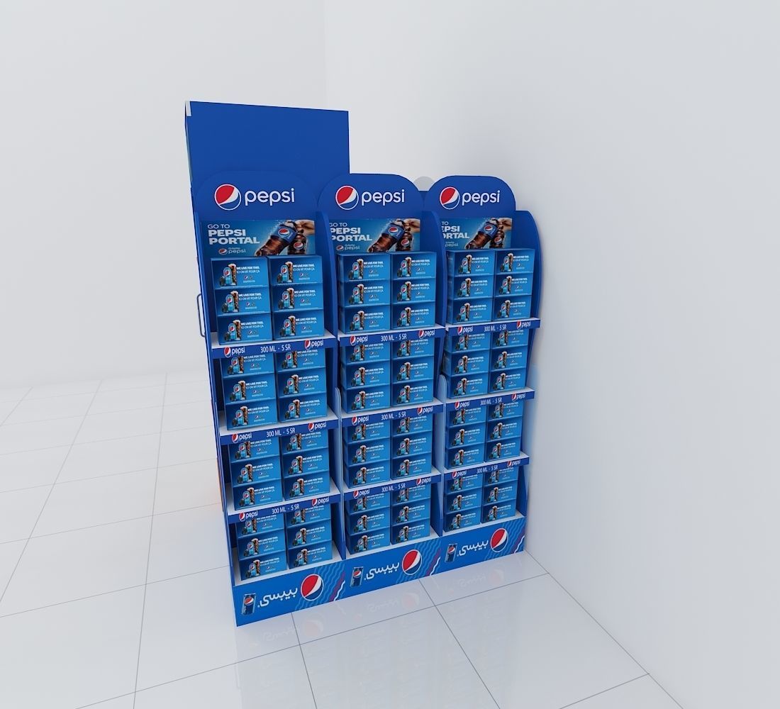 3D model PEPSI STAND 9854 VR / AR / low-poly | CGTrader