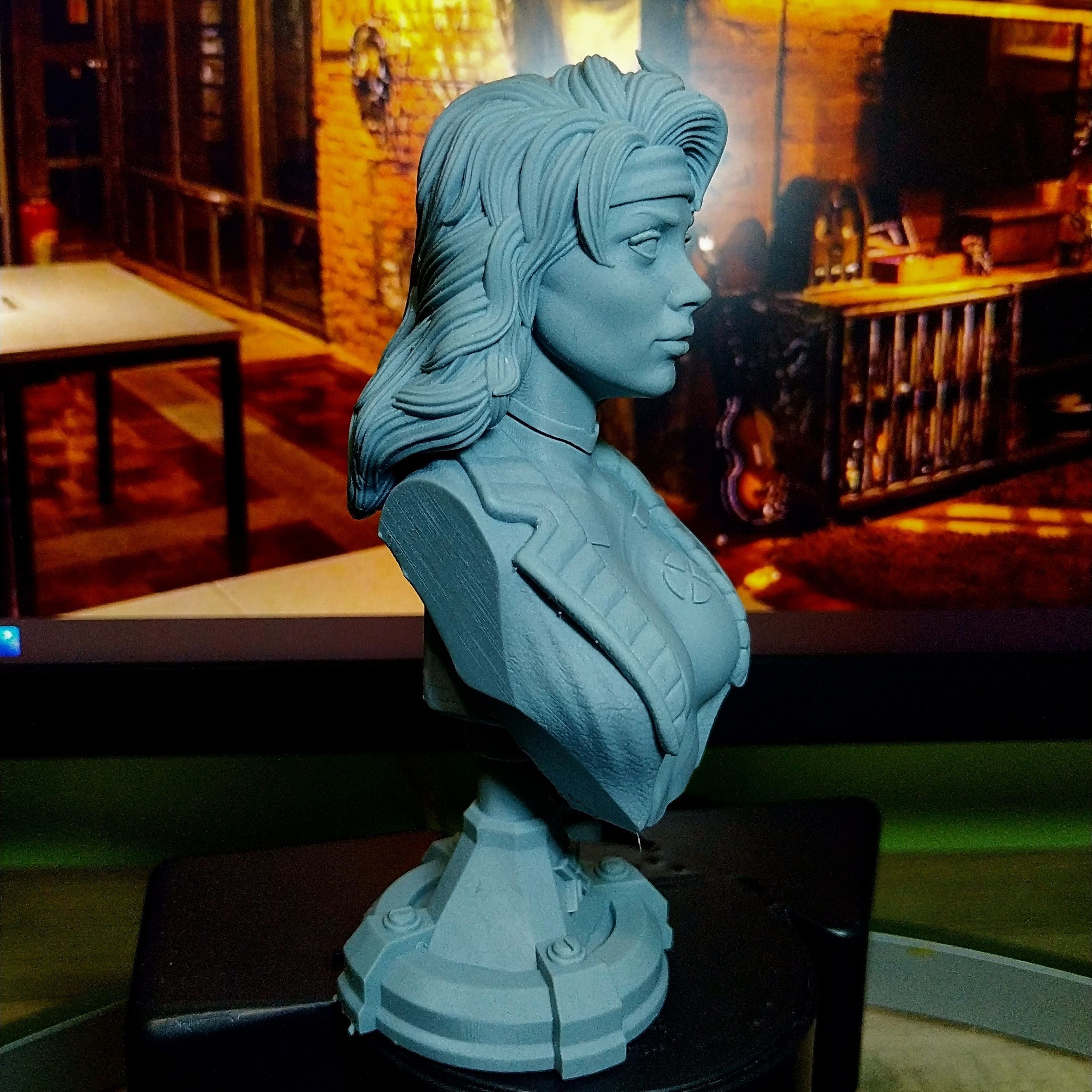 ROGUE X- MEN BUST 3D model 3D printable | CGTrader