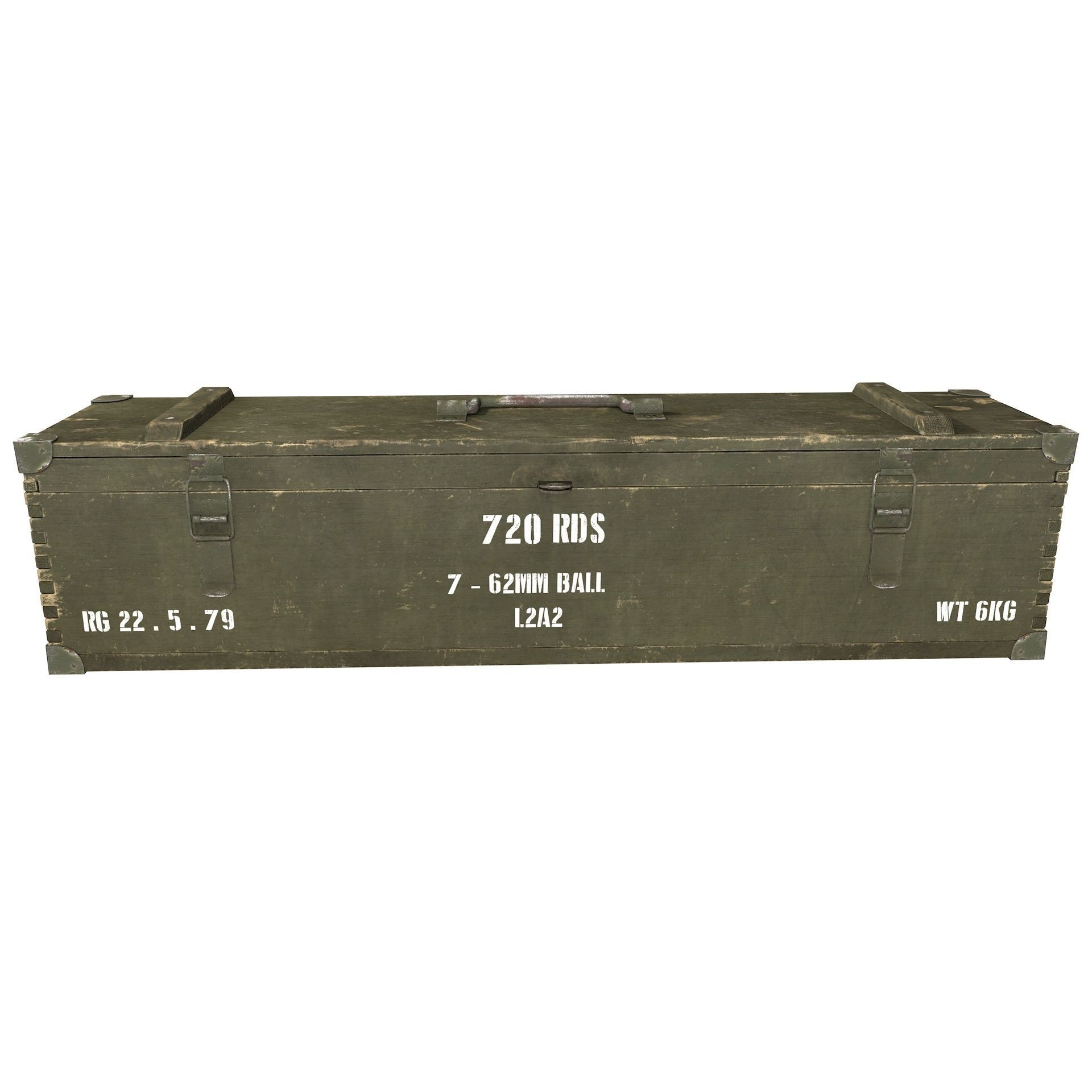 3D model Military Wooden Crate Army Low Poly VR / AR / low-poly | CGTrader