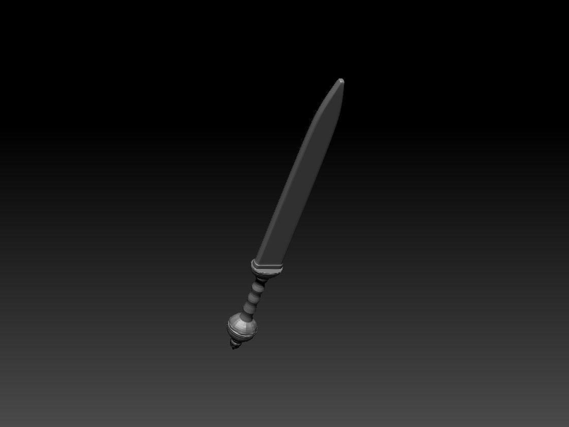 roman sword 3D model | CGTrader
