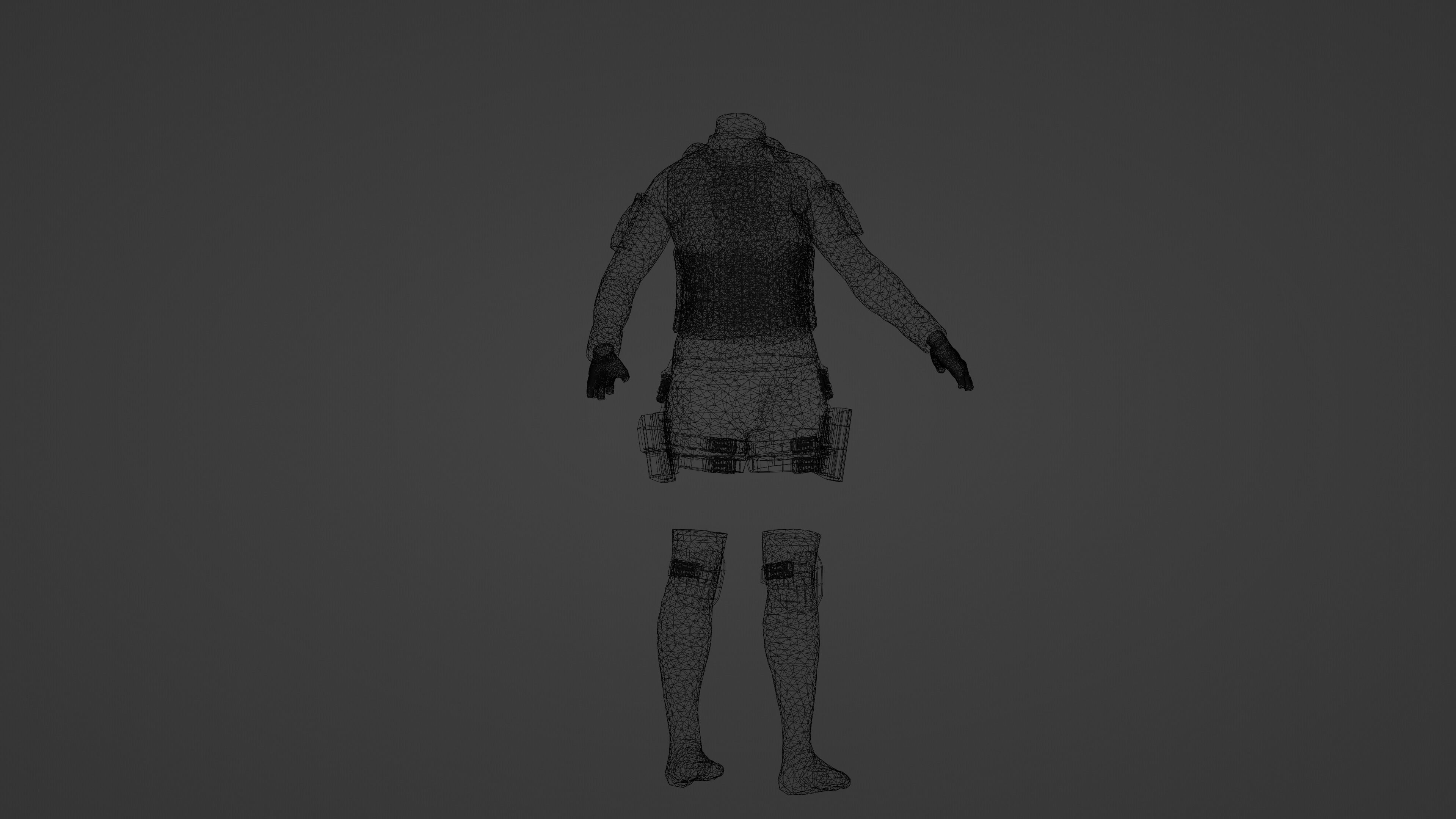 3D model Female Spec-Ops Suit for Metahumans VR / AR / low-poly | CGTrader