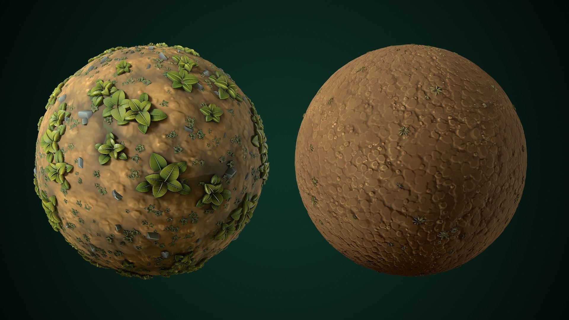 Ground stylized textures pack Texture | CGTrader