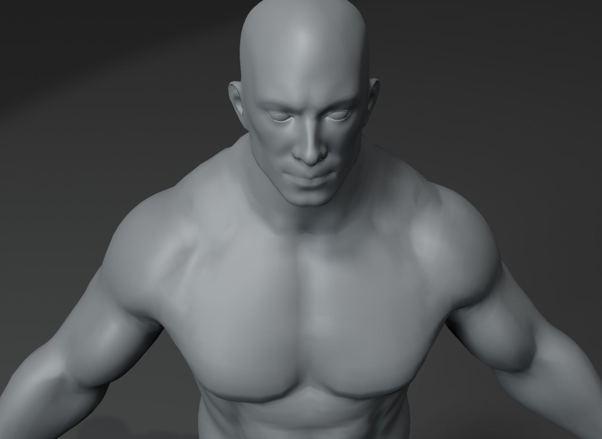 3D model Strong Male Female Body Base Mesh Animated Rigged 3D Model 20k ...