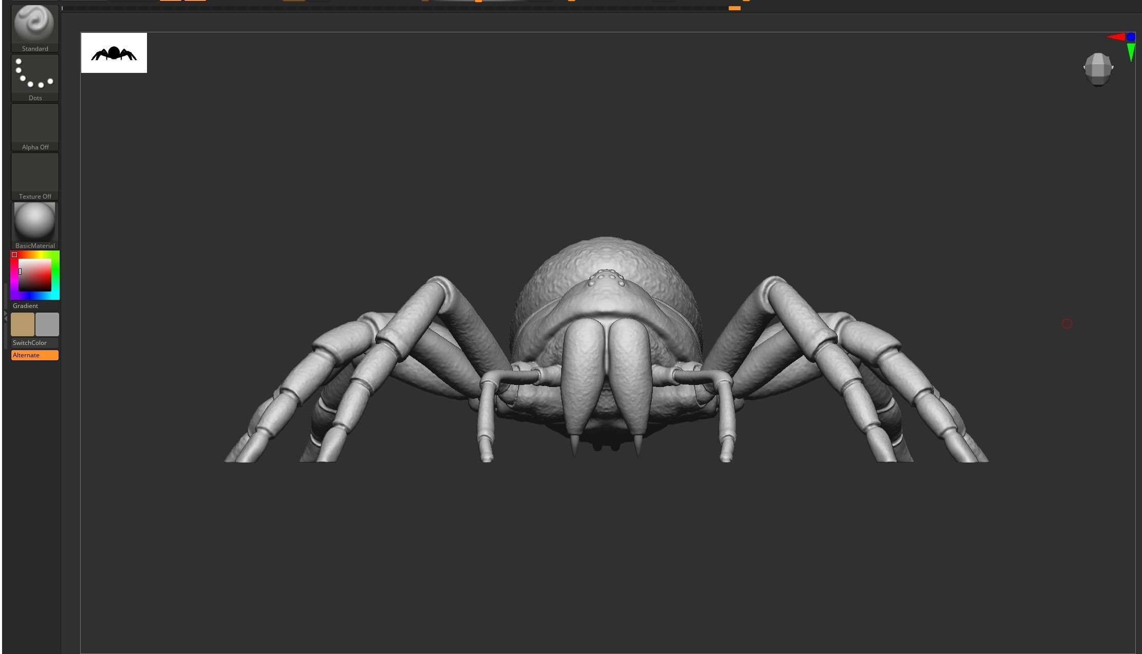 Spider stl 3D model 3D printable | CGTrader