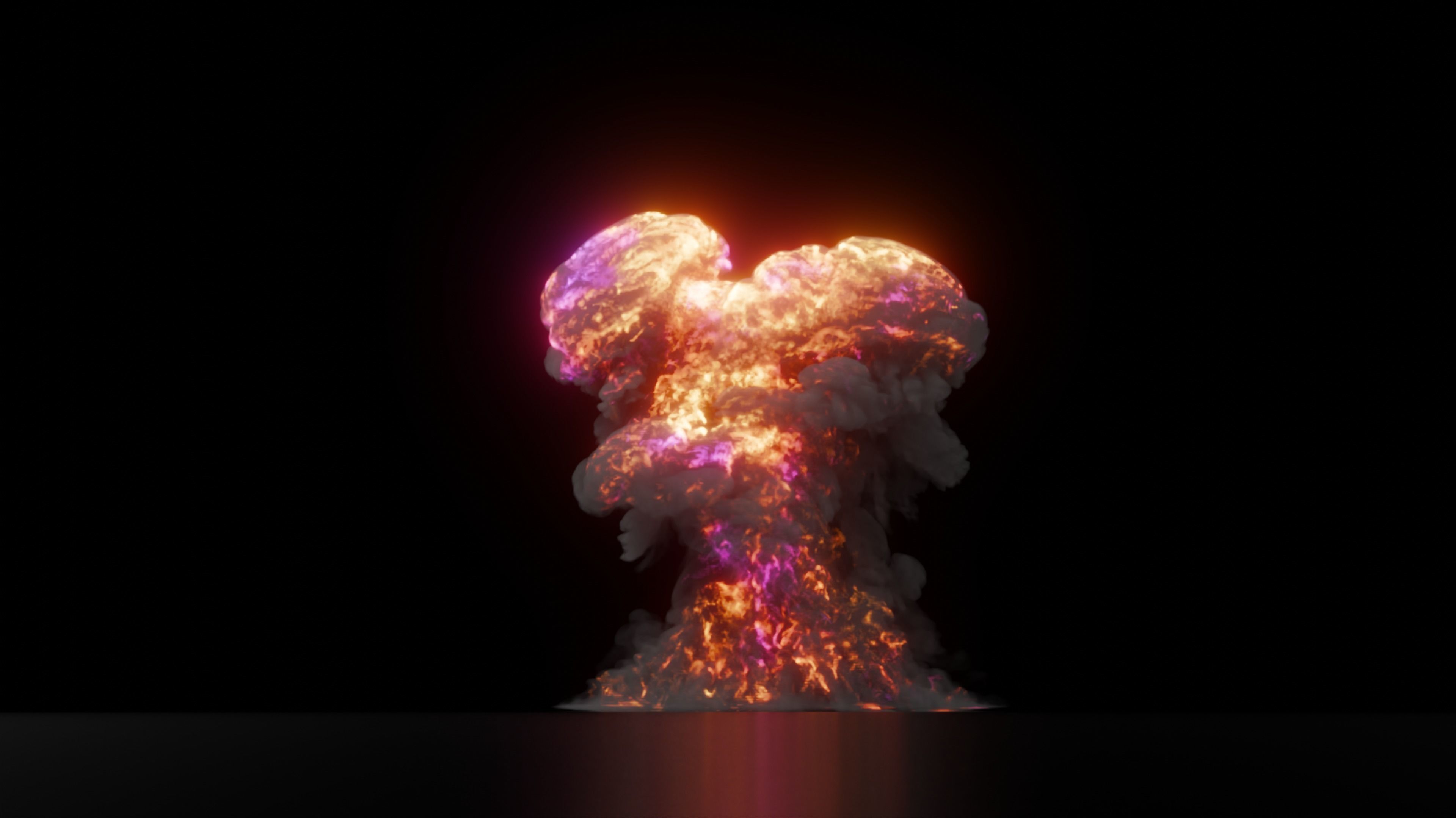 Fuel Explosion VDB-Pack 3D Model 3D model | CGTrader