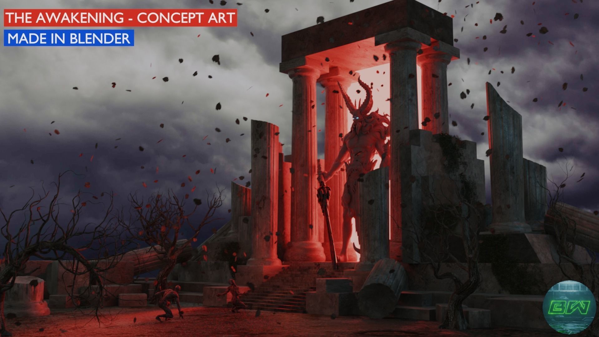 3D model The Awakening Concept Art By Blenderworks VR / AR / low-poly ...