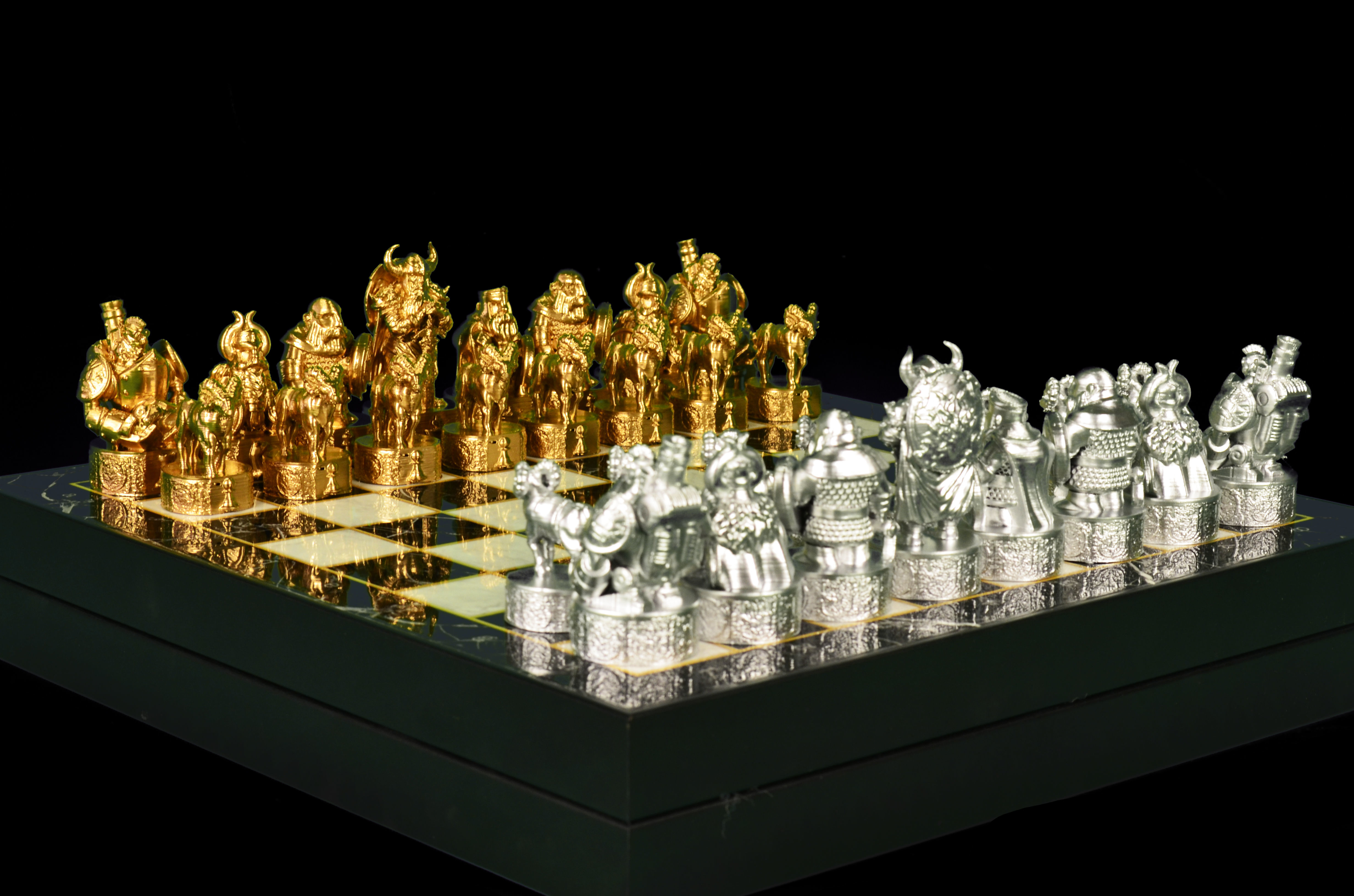 Dwarf Chess Set-Medieval Dwarfs Chess Set 3D model 3D printable | CGTrader