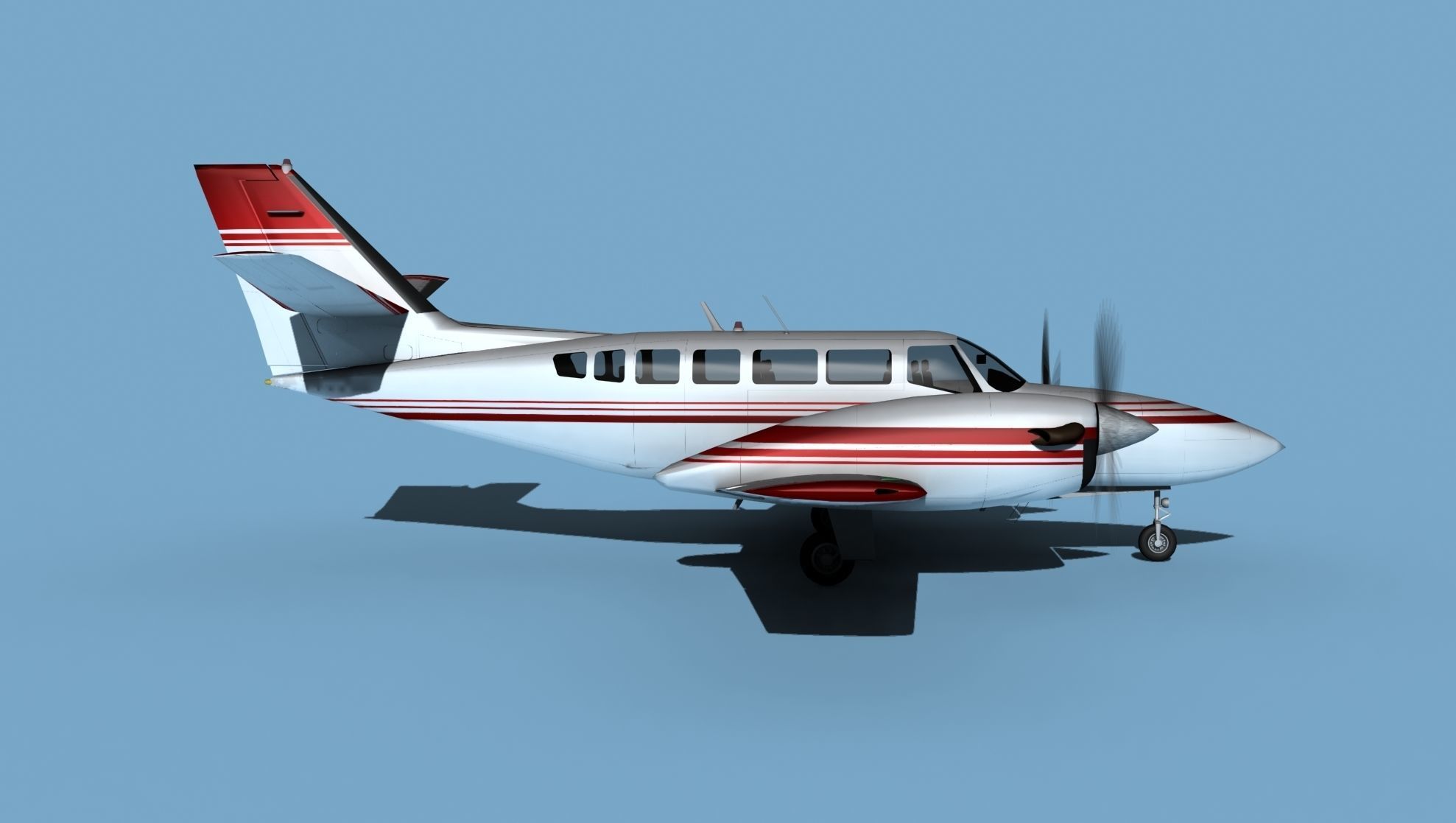 Cessna F406 Caravan II V02 3D model rigged | CGTrader