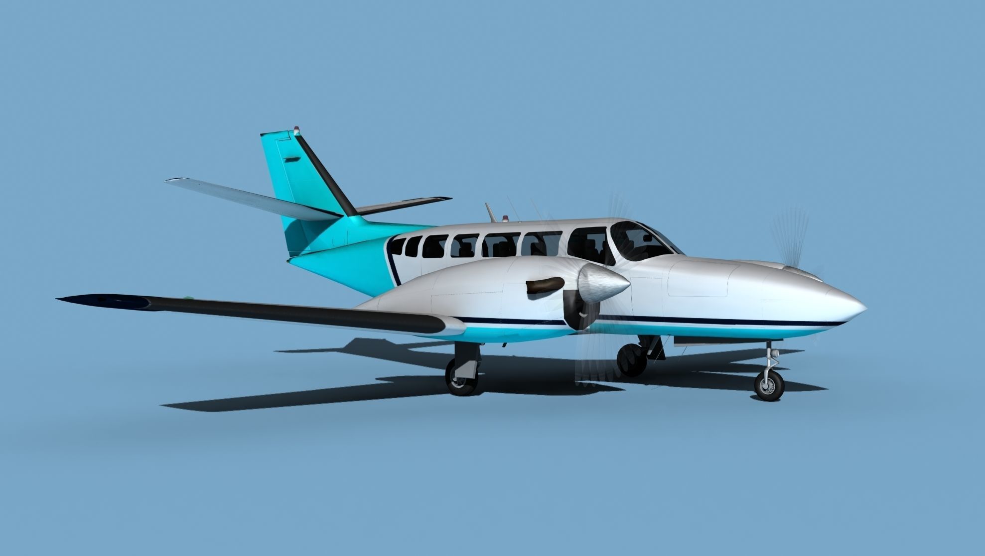 Cessna F406 Caravan II V07 3D model rigged | CGTrader