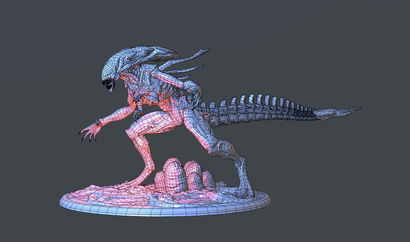 3D model Queen Alien VR / AR / low-poly | CGTrader