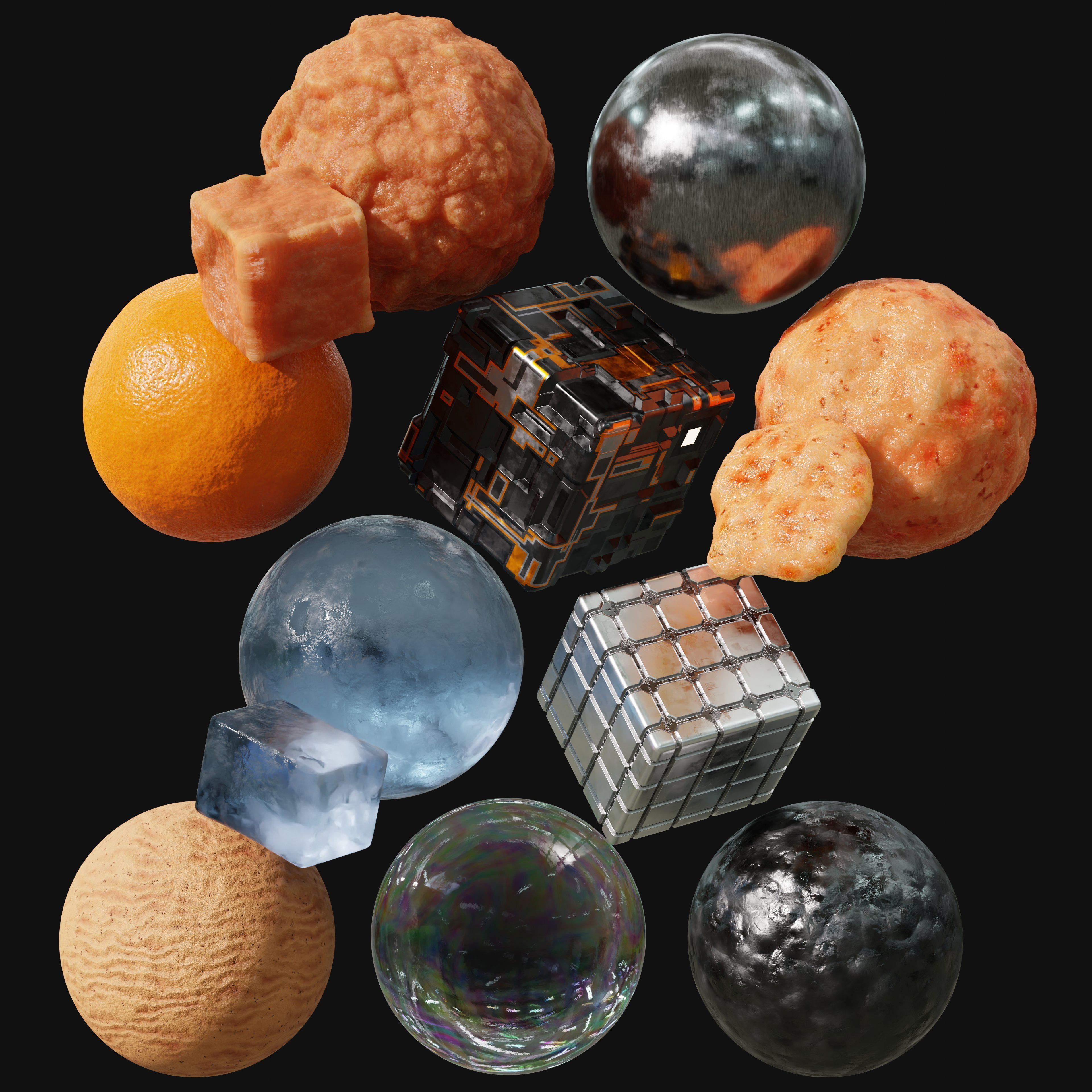 Blender Procedural Material Pack 8 Texture | CGTrader