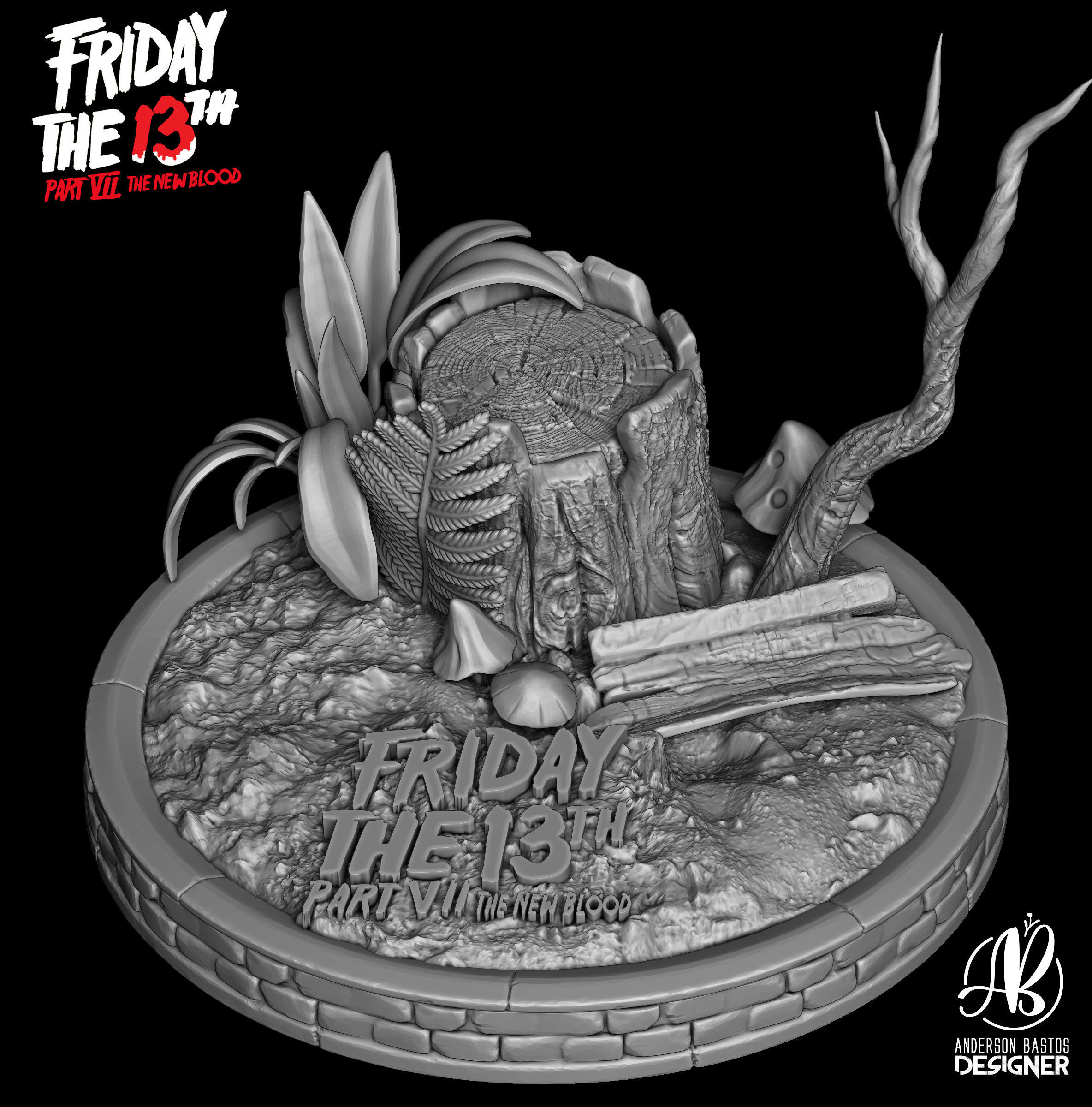 Jason Voorhees 3D model 3D printable | CGTrader