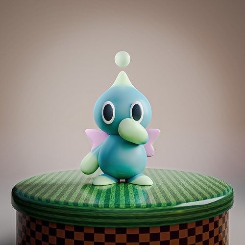 Sonic - Chao free 3D model | CGTrader