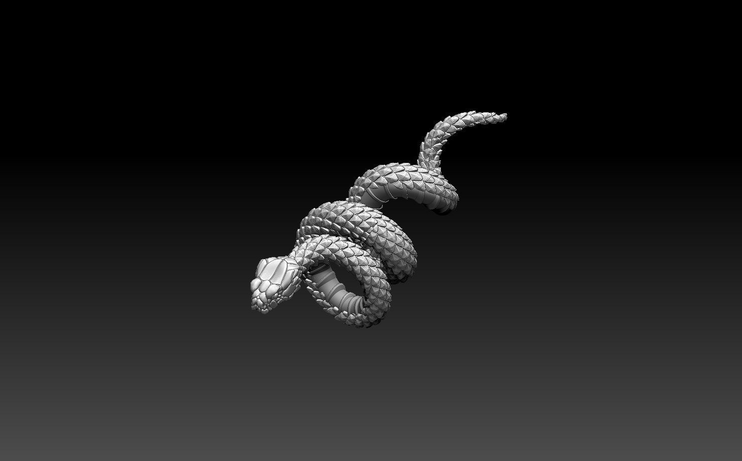 snake 3D model 3D printable | CGTrader