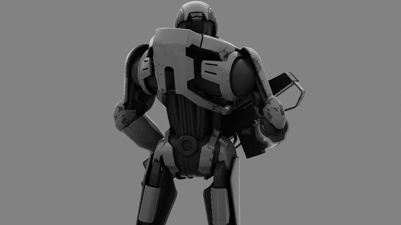 Android Soldier rigged character 3D model rigged | CGTrader