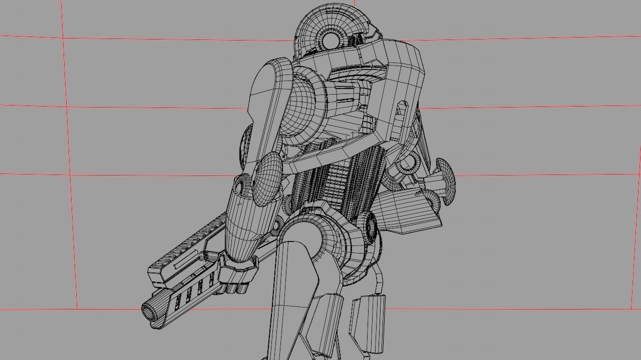 Android Soldier rigged character 3D model rigged | CGTrader