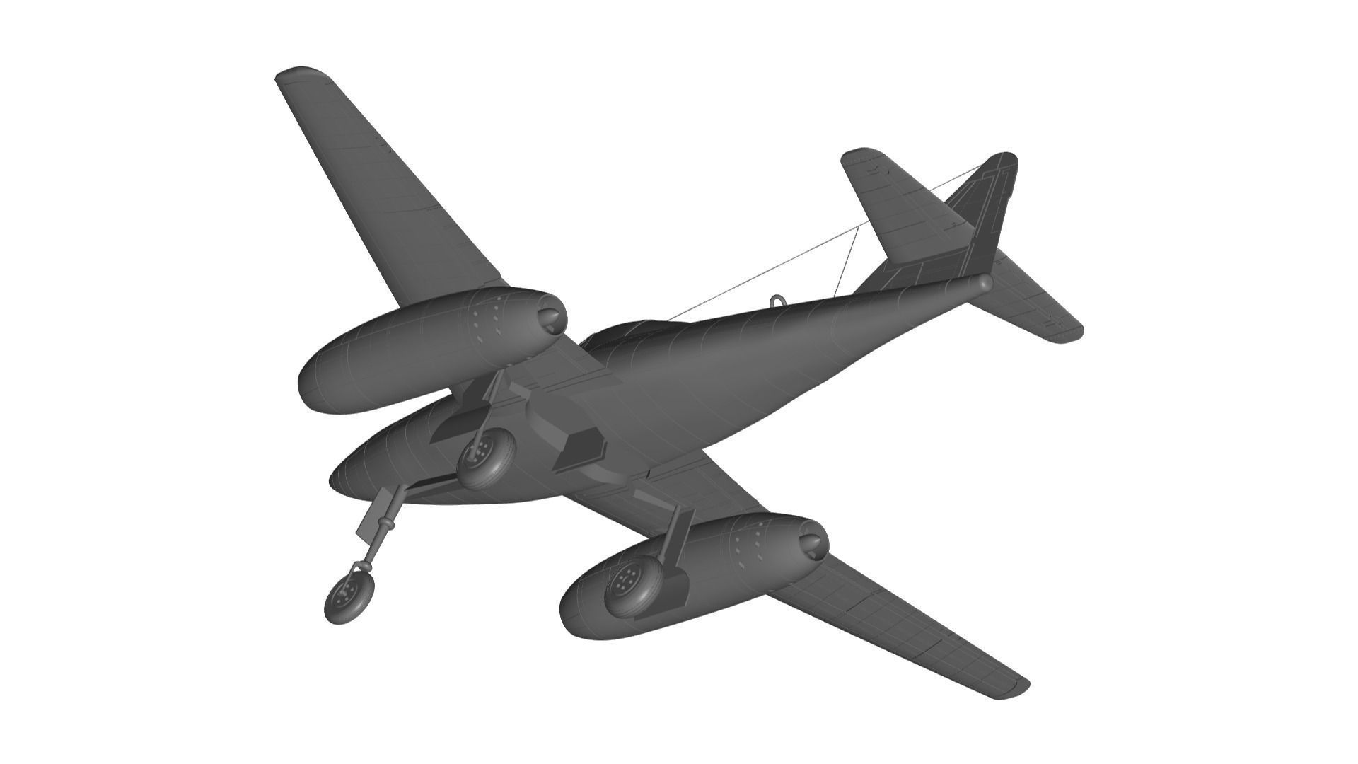 Messerschmitt Me 262 3D model | CGTrader