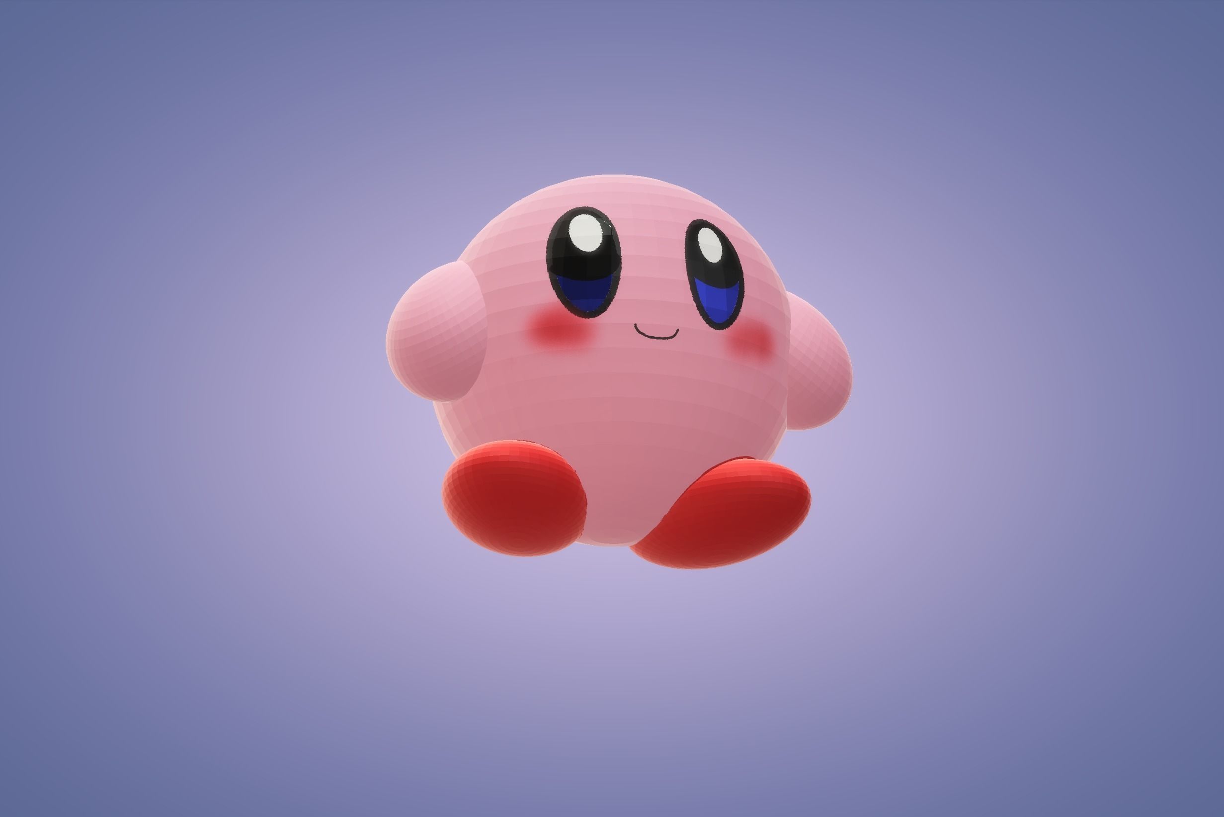 Kirby 3d model 3D model 3D printable | CGTrader