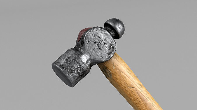 3D model Ball Peen Hammer VR / AR / low-poly | CGTrader