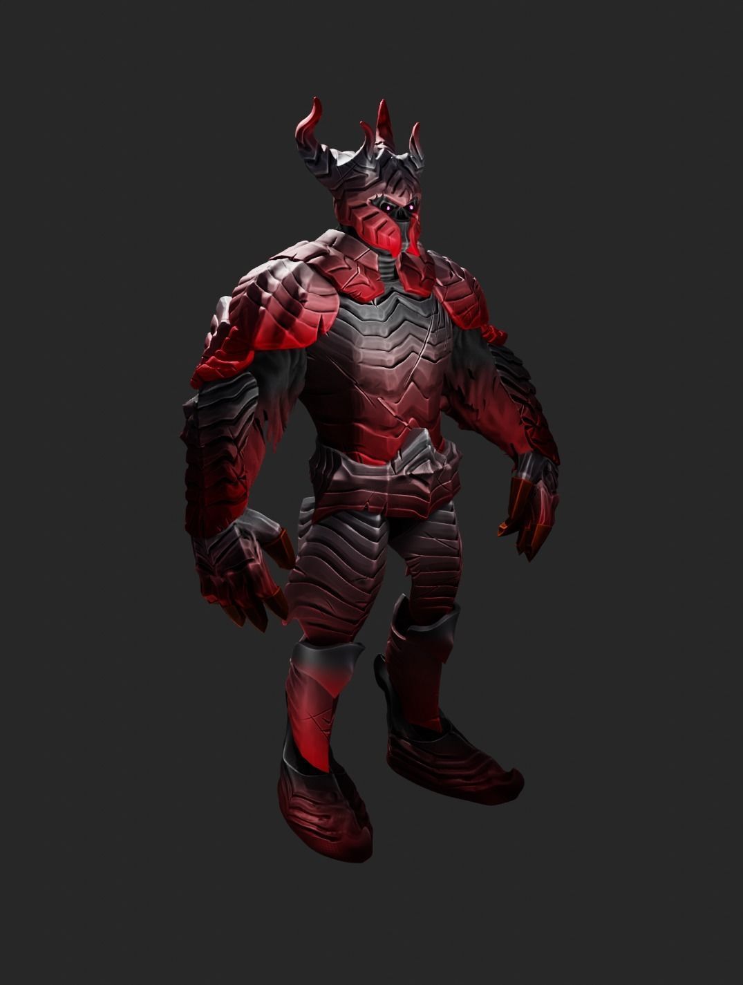 Dark fantasy armor sculpt 3D model | CGTrader