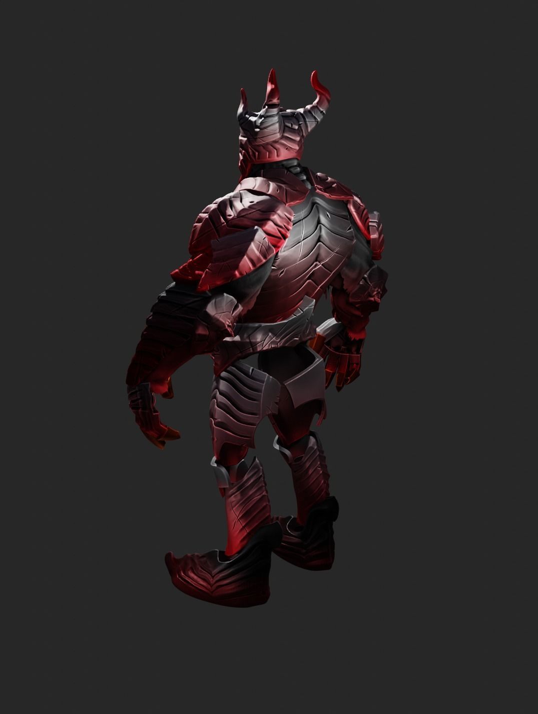 Dark fantasy armor sculpt 3D model | CGTrader