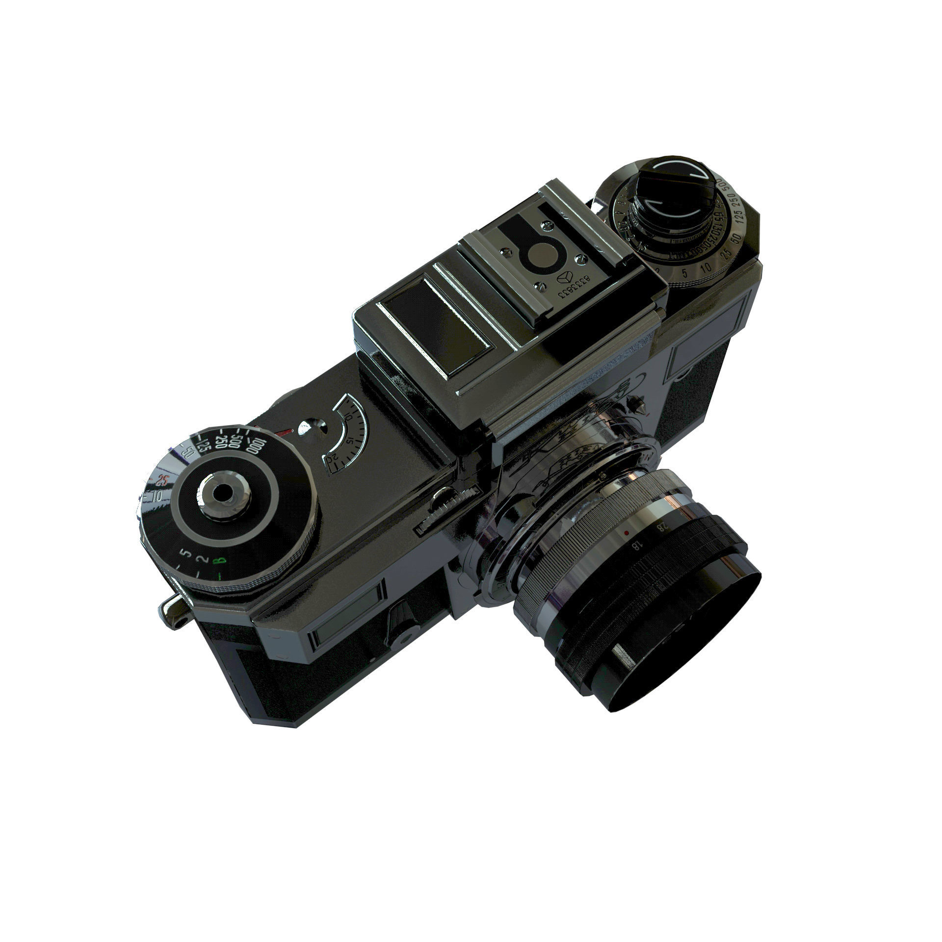 3D model Kiev Camera 4M 1977-1987 Low Poly VR / AR / low-poly | CGTrader