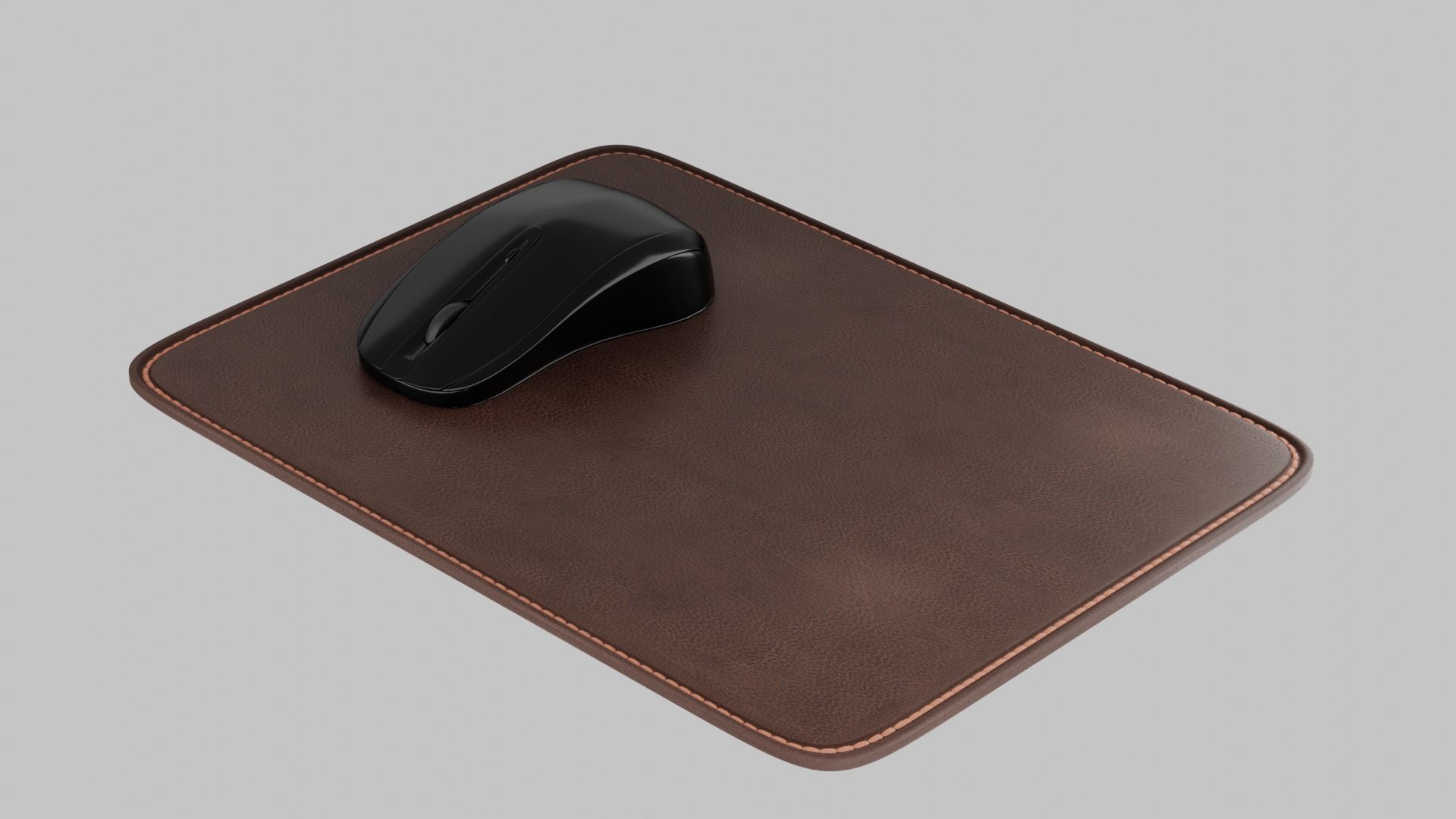 Computer mouse and pad free 3D model | CGTrader