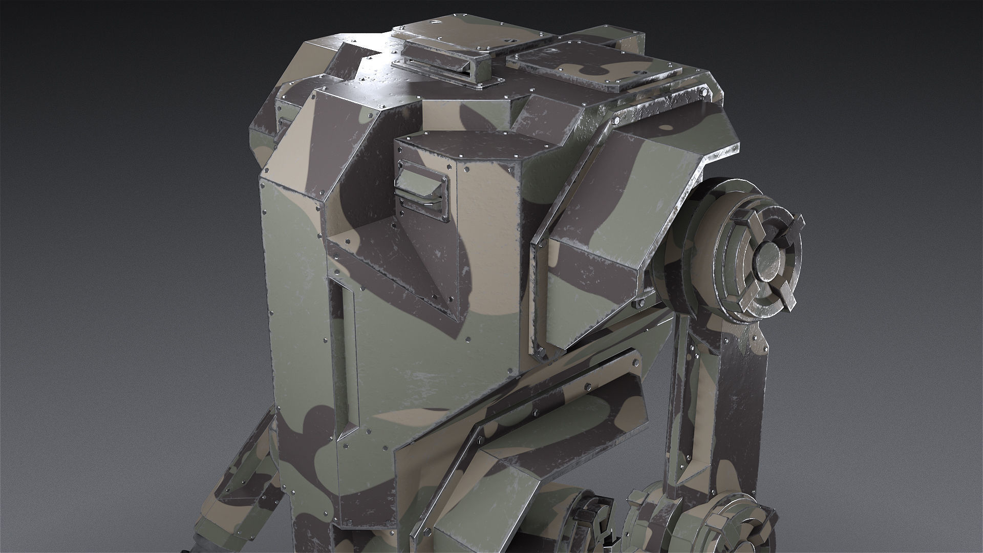 3D model Mech 04 - Ghost VR / AR / low-poly | CGTrader