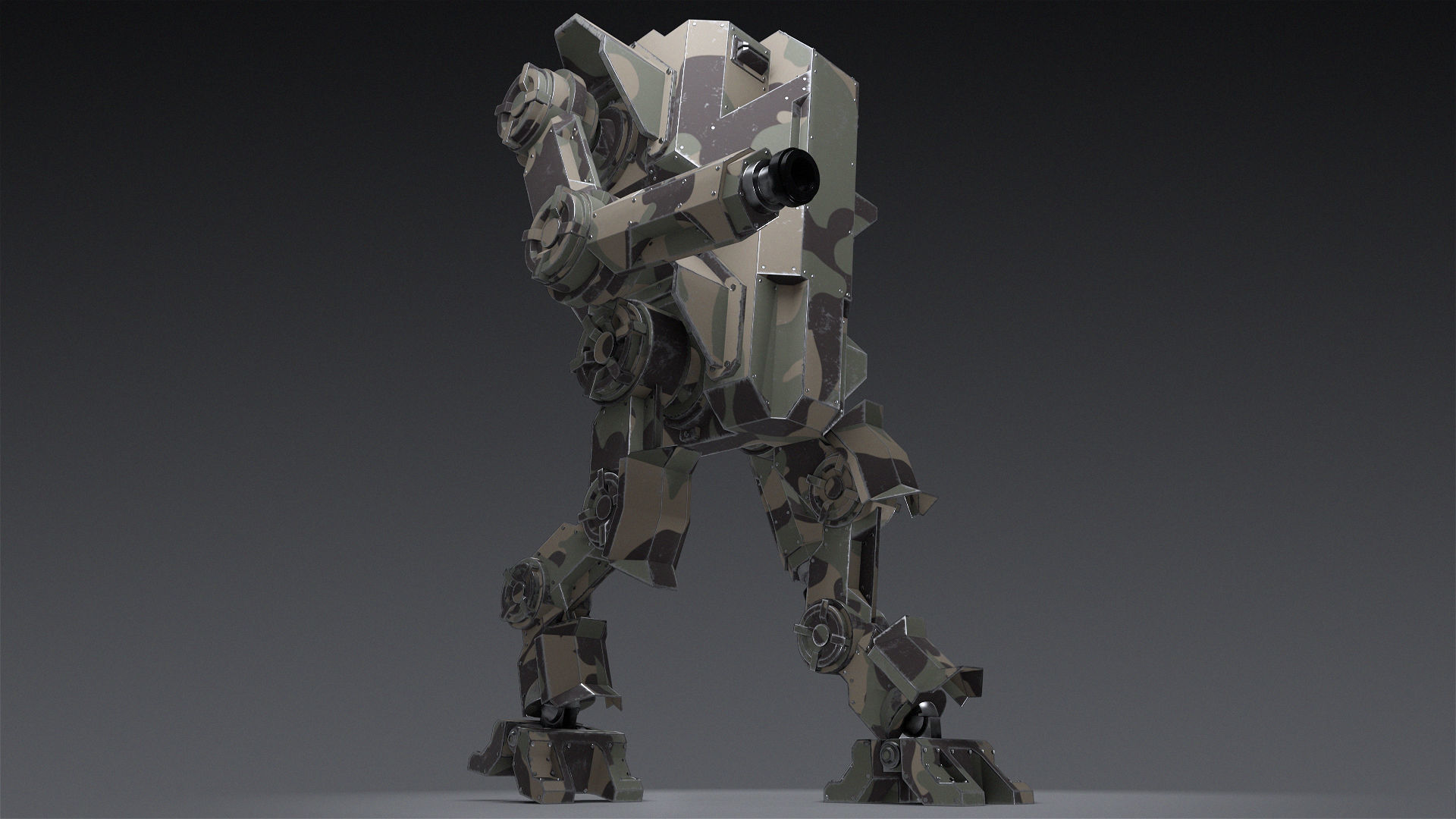 3D model Mech 04 - Ghost VR / AR / low-poly | CGTrader