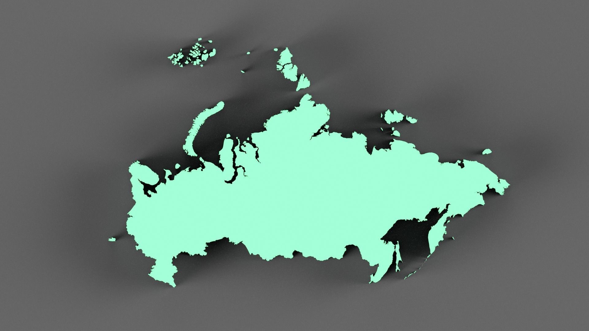Russia Map 3D Model 3D model | CGTrader