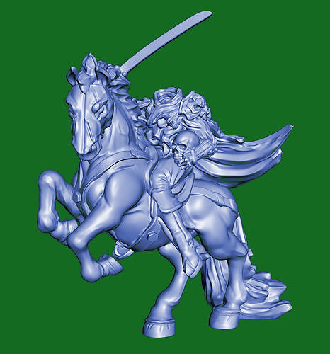 Headless Horseman STL 3D model 3D printable | CGTrader