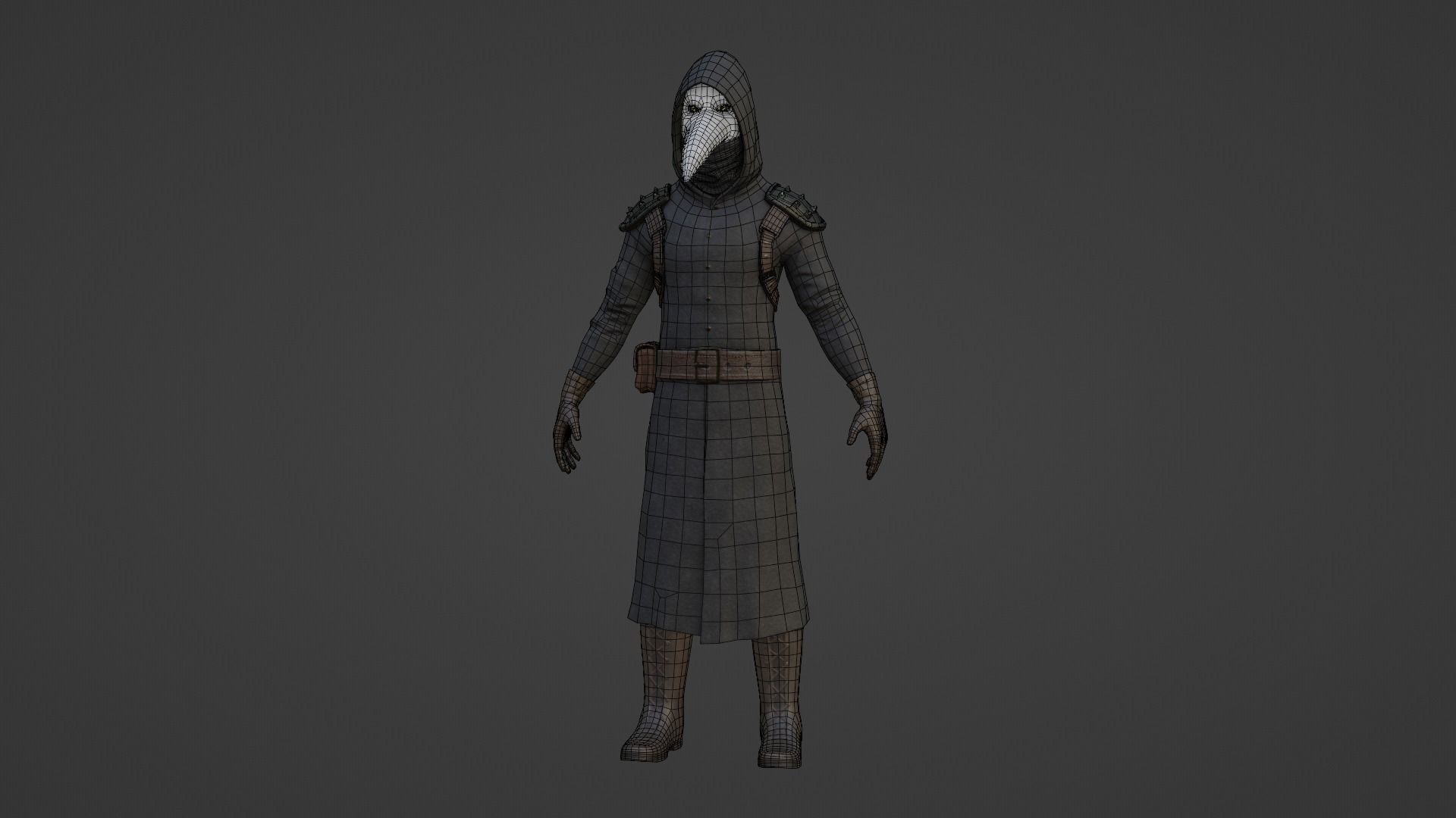 3D model Scp-049 Low poly 3D Model Low-poly 3D model star wars ...