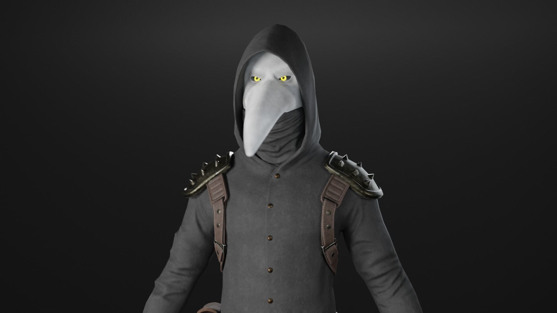 3D model Scp-049 Low poly 3D Model Low-poly 3D model star wars ...