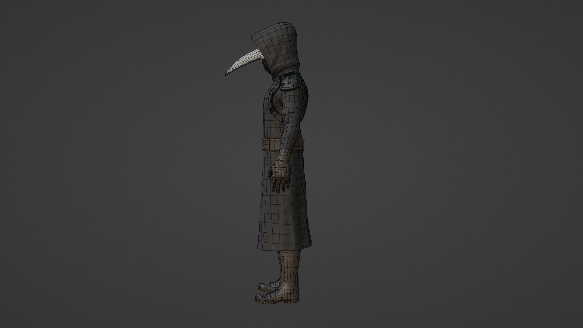 3D model Scp-049 Low poly 3D Model Low-poly 3D model star wars ...