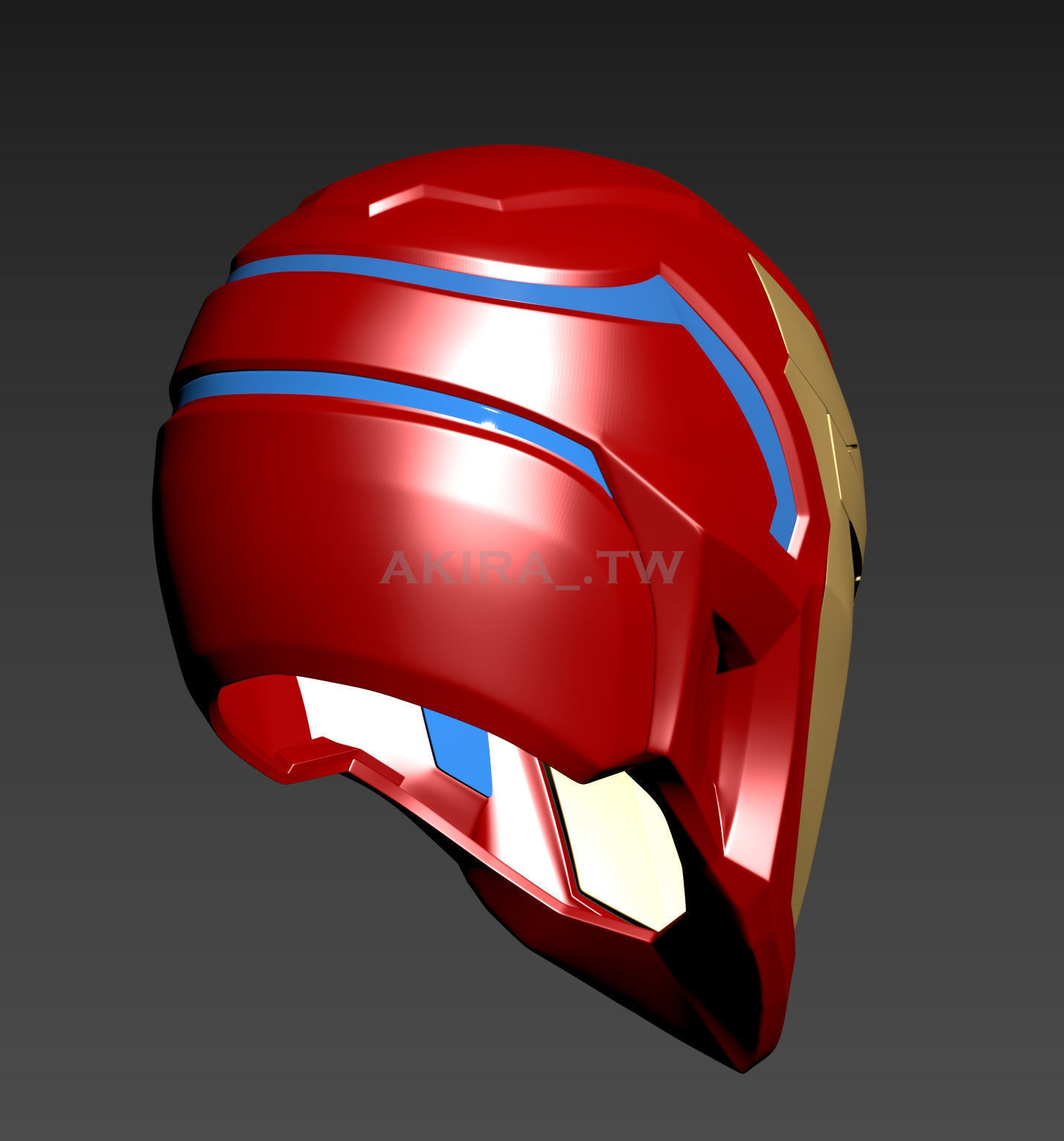 Iron Man Prime Armor Helmet Cosplay Marvel Duel 3D model 3D printable ...