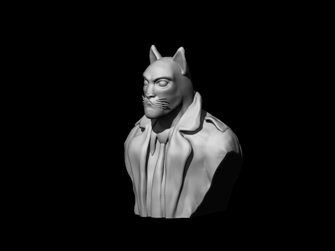 John Blacksad 3D model 3D printable | CGTrader