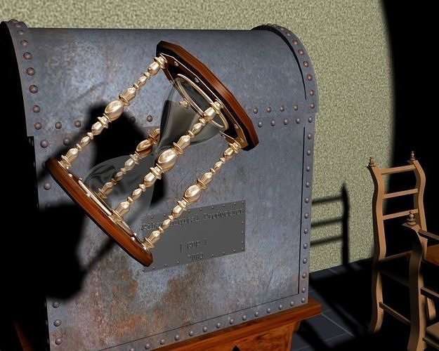 Sand Clock - With Animation 3D model animated | CGTrader