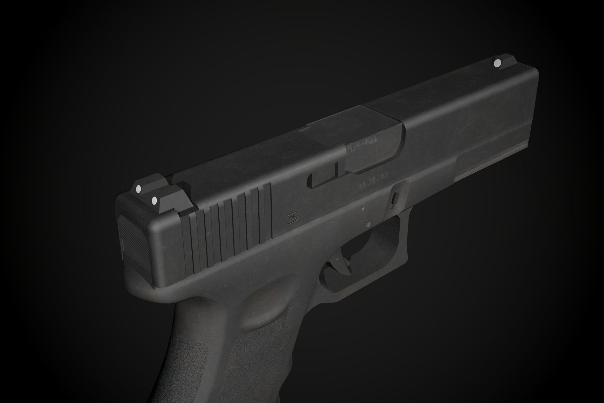 3D model Glock 17 different colors and modifications VR / AR / low-poly ...
