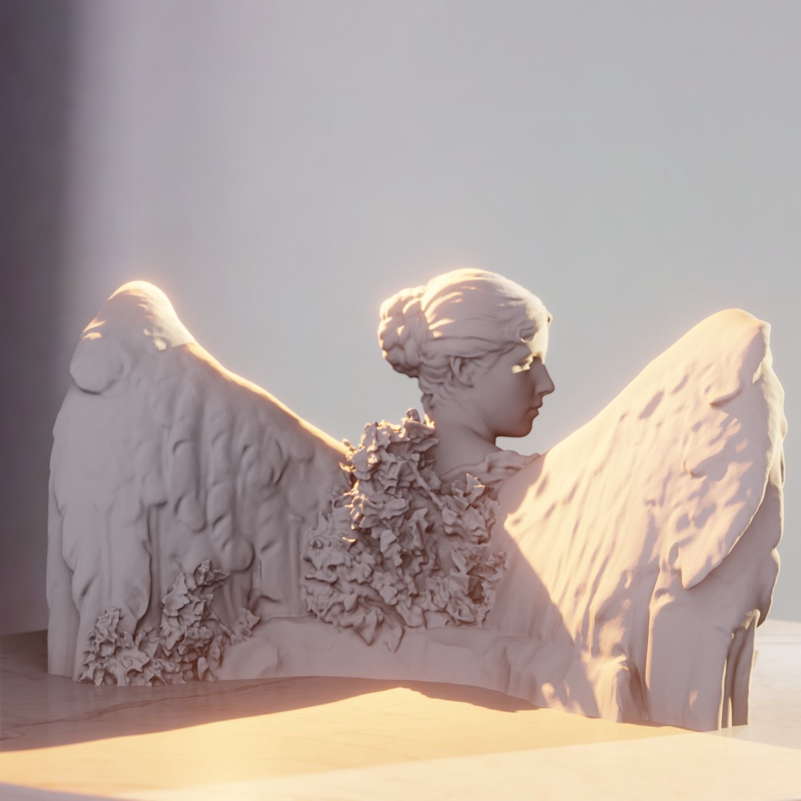 Angel of Atlantis 3D model 3D printable | CGTrader