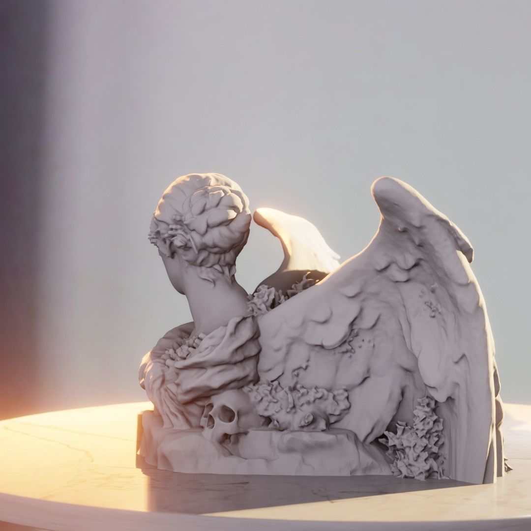 Angel of Atlantis 3D model 3D printable | CGTrader