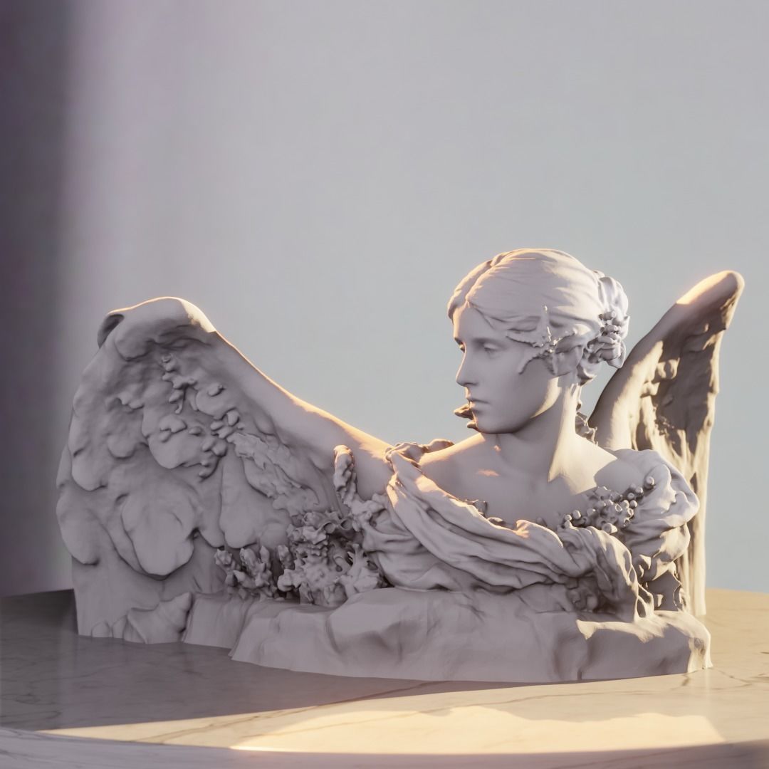 Angel of Atlantis 3D model 3D printable | CGTrader