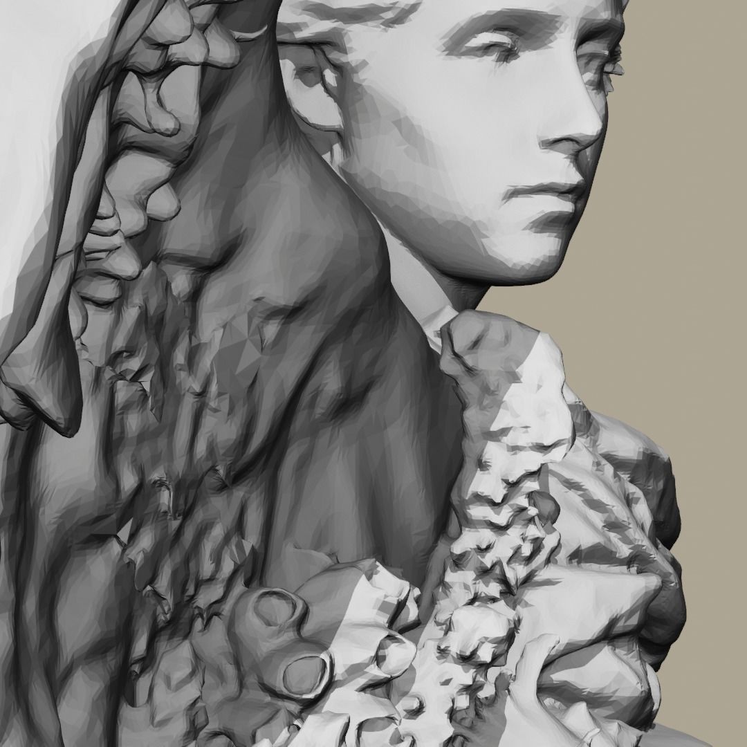 Angel of Atlantis 3D model 3D printable | CGTrader