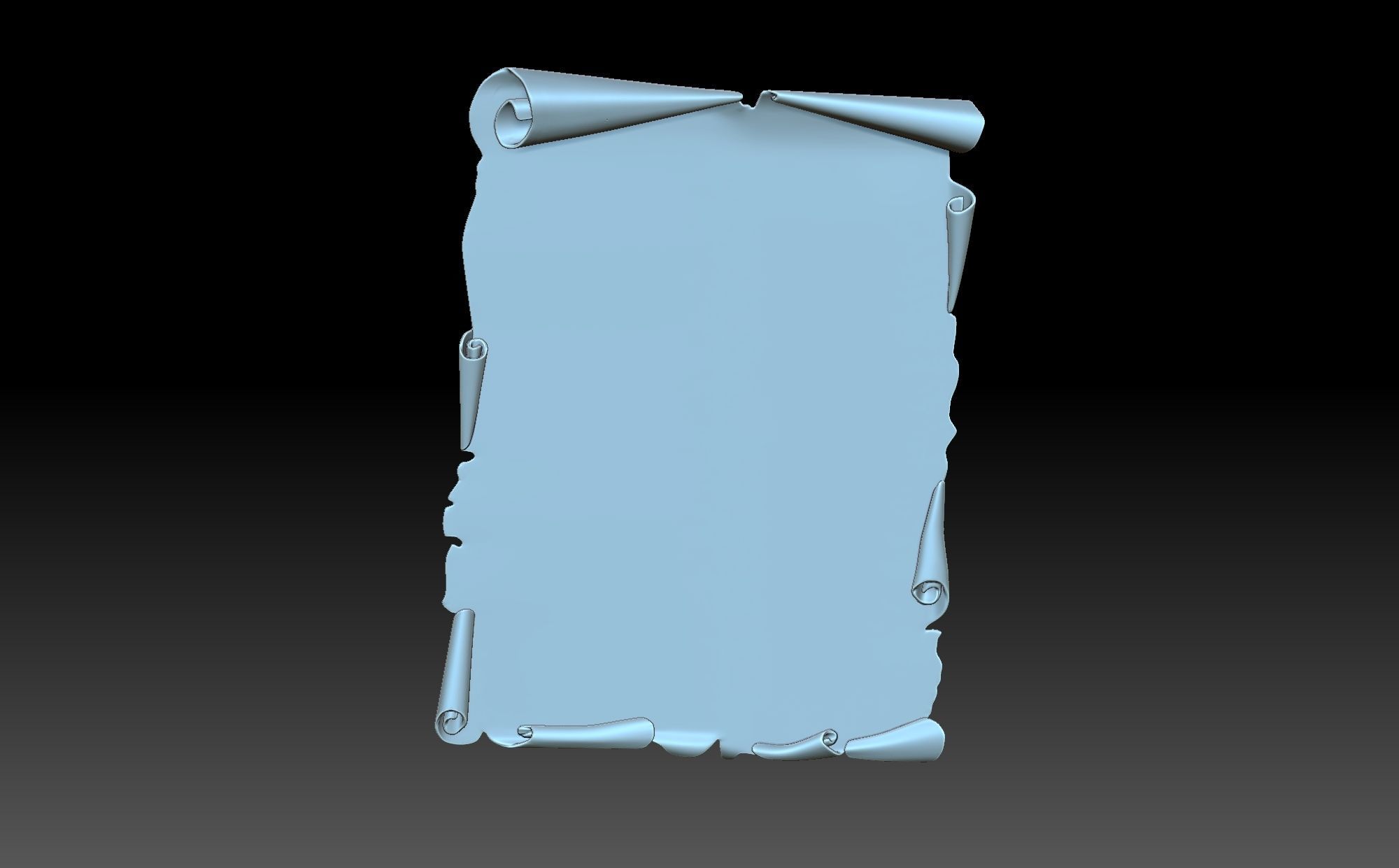 Parchment 3D model 3D printable | CGTrader
