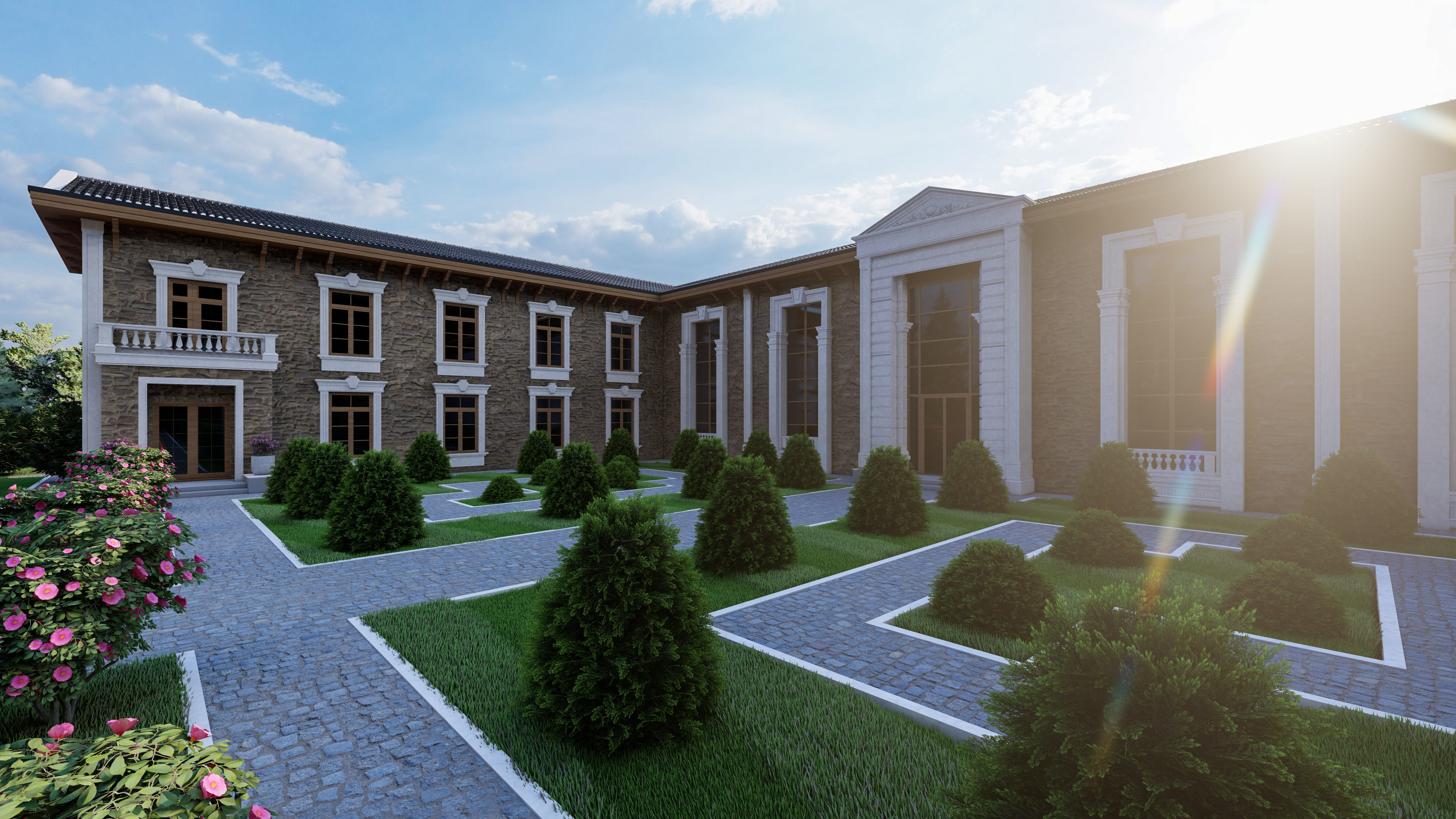 HOTEL EXTERIOR DESING 3D model | CGTrader