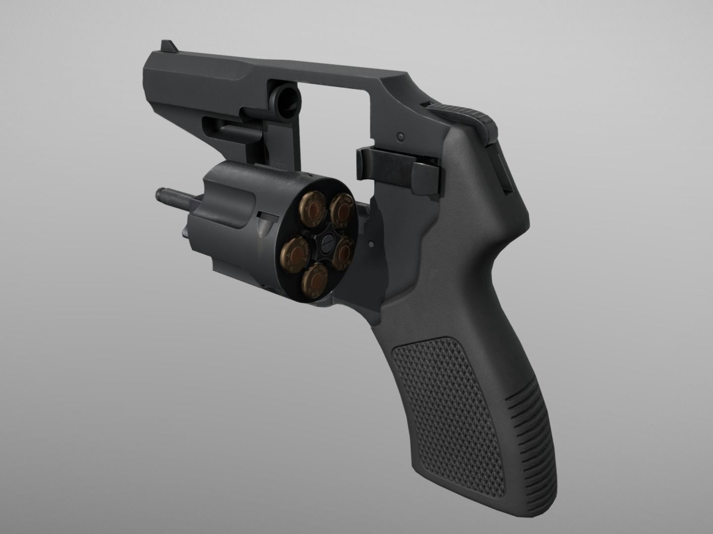 3D model R-92 P-92 Revolver 9x18 mm VR / AR / low-poly | CGTrader