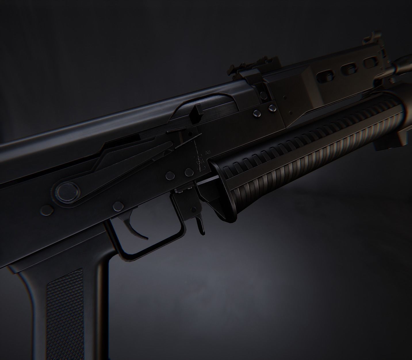 3D model AAA PP-19 BIZON Game Ready PBR VR / AR / low-poly | CGTrader