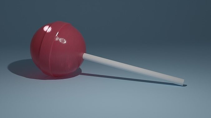 3D model Sphere Lollipop VR / AR / low-poly | CGTrader