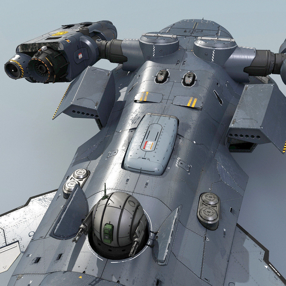 Support Spaceship 3D model | CGTrader