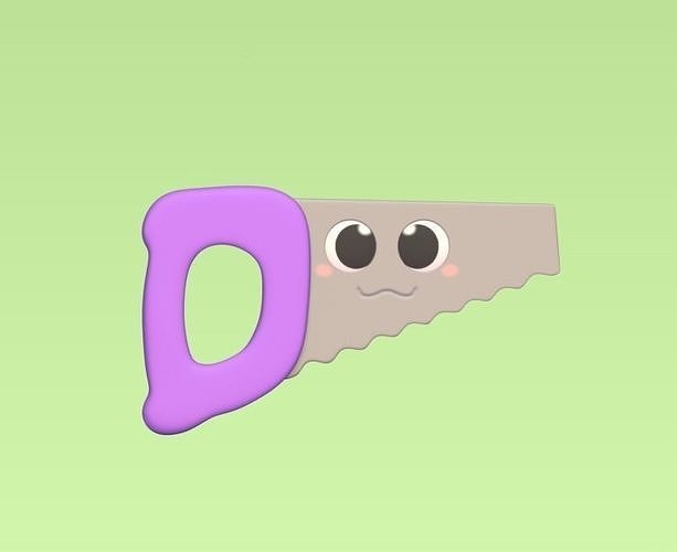 Cute Saw 3D model 3D printable | CGTrader